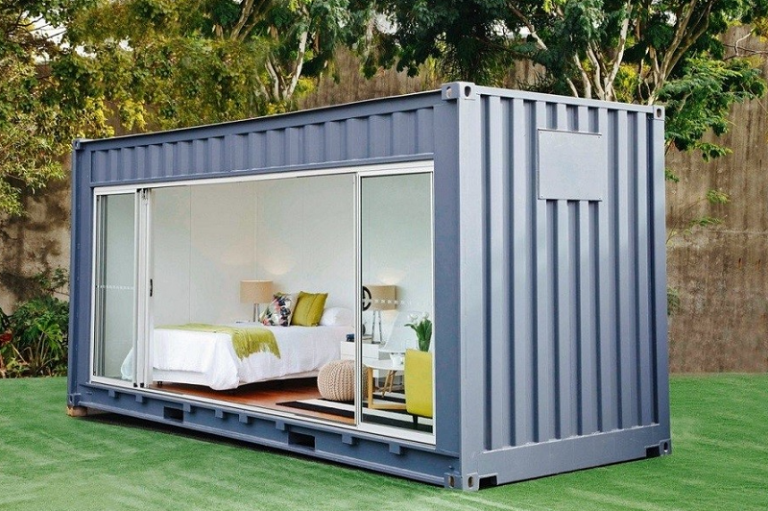 Thi Công Nhà Container Bằng Nhà Khung Thép Tiền Chế